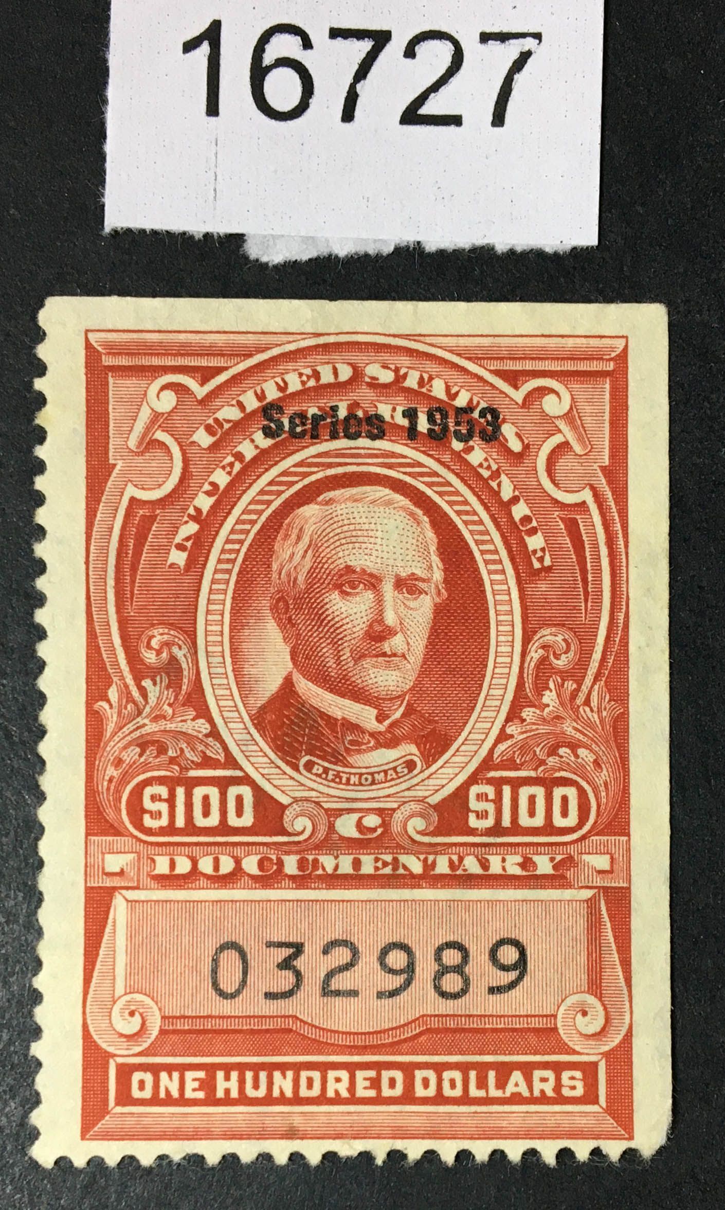 US Stamps # R648 Revenue Unused NO GUM CAT. $70 LOT #16727 | United ...