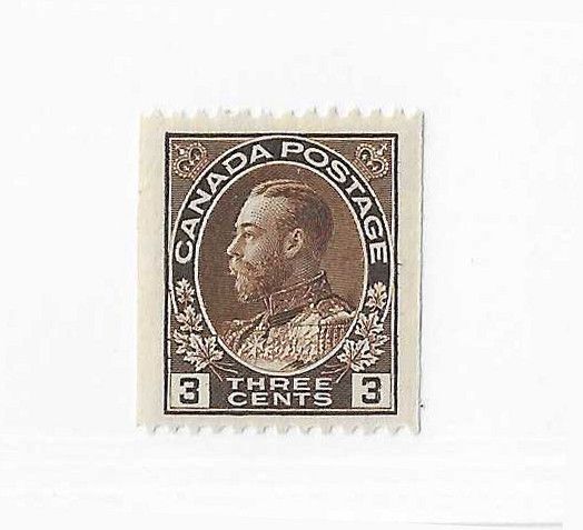 Canada Sc #134 3c horizontal coil OG VF | Canada, General Issue Stamp ...