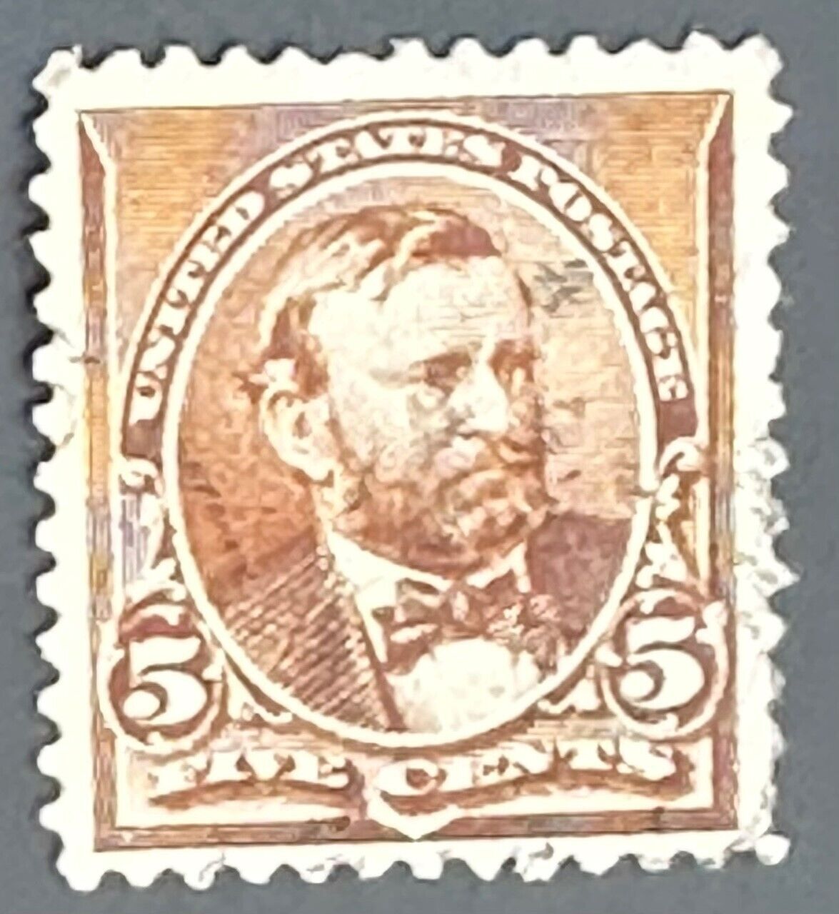 Scott#: 223 - Ulysses S. Grant 5c 1890 Used Single Stamp - Lot 4 ...