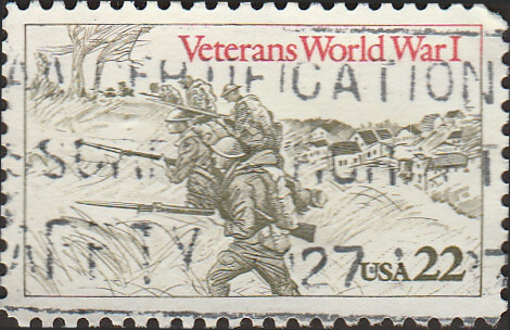 # 2154 Used World WAR 1 Veterans | United States, General Issue Stamp ...