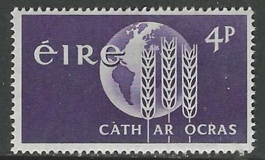 IRELAND 1963 4p FAO Freedom From Hunger Sc 186 MNH | Europe - Ireland ...