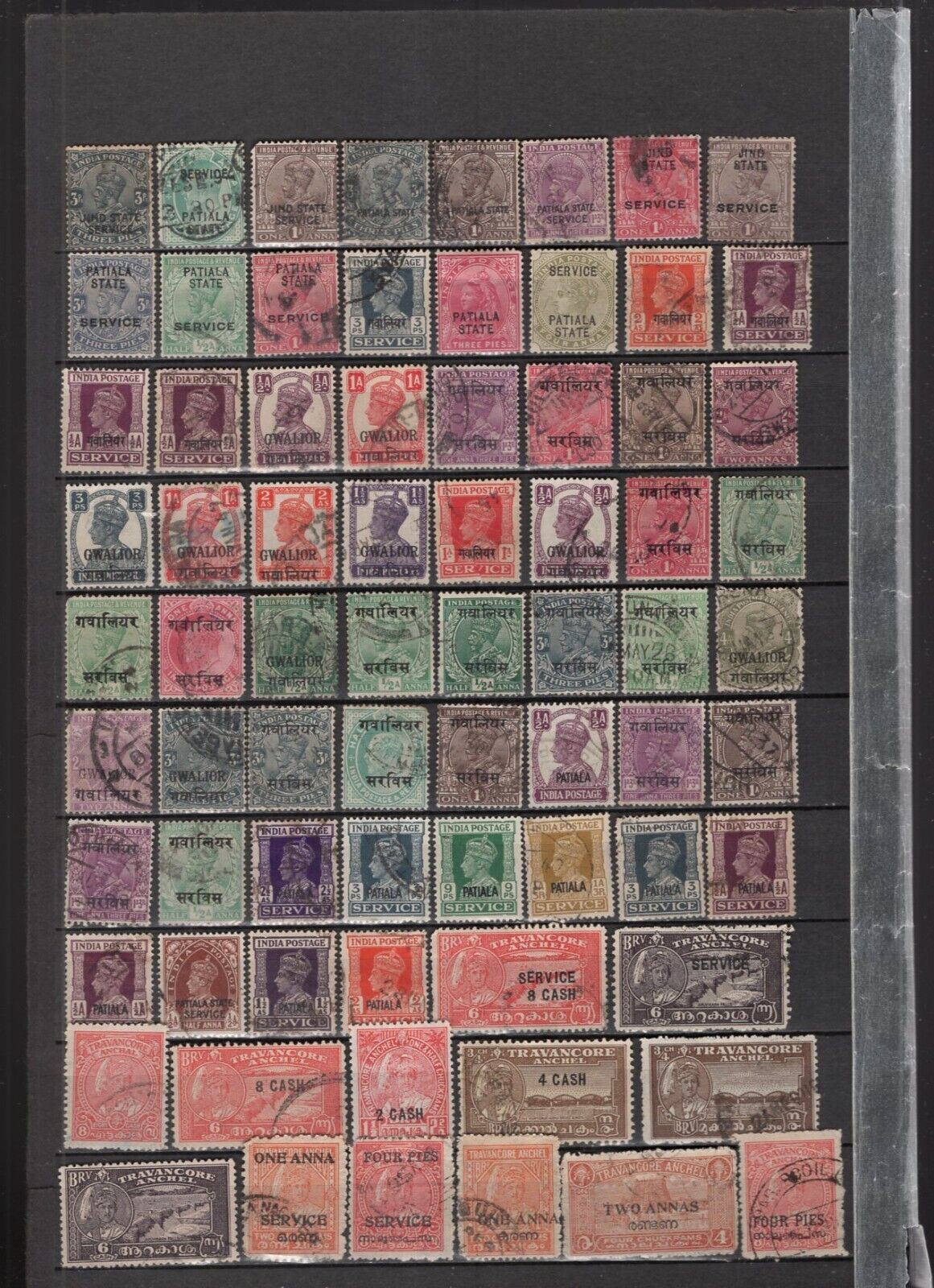 India & States Old Time Lot 360 Stamps Most Used See Scans | Asia ...