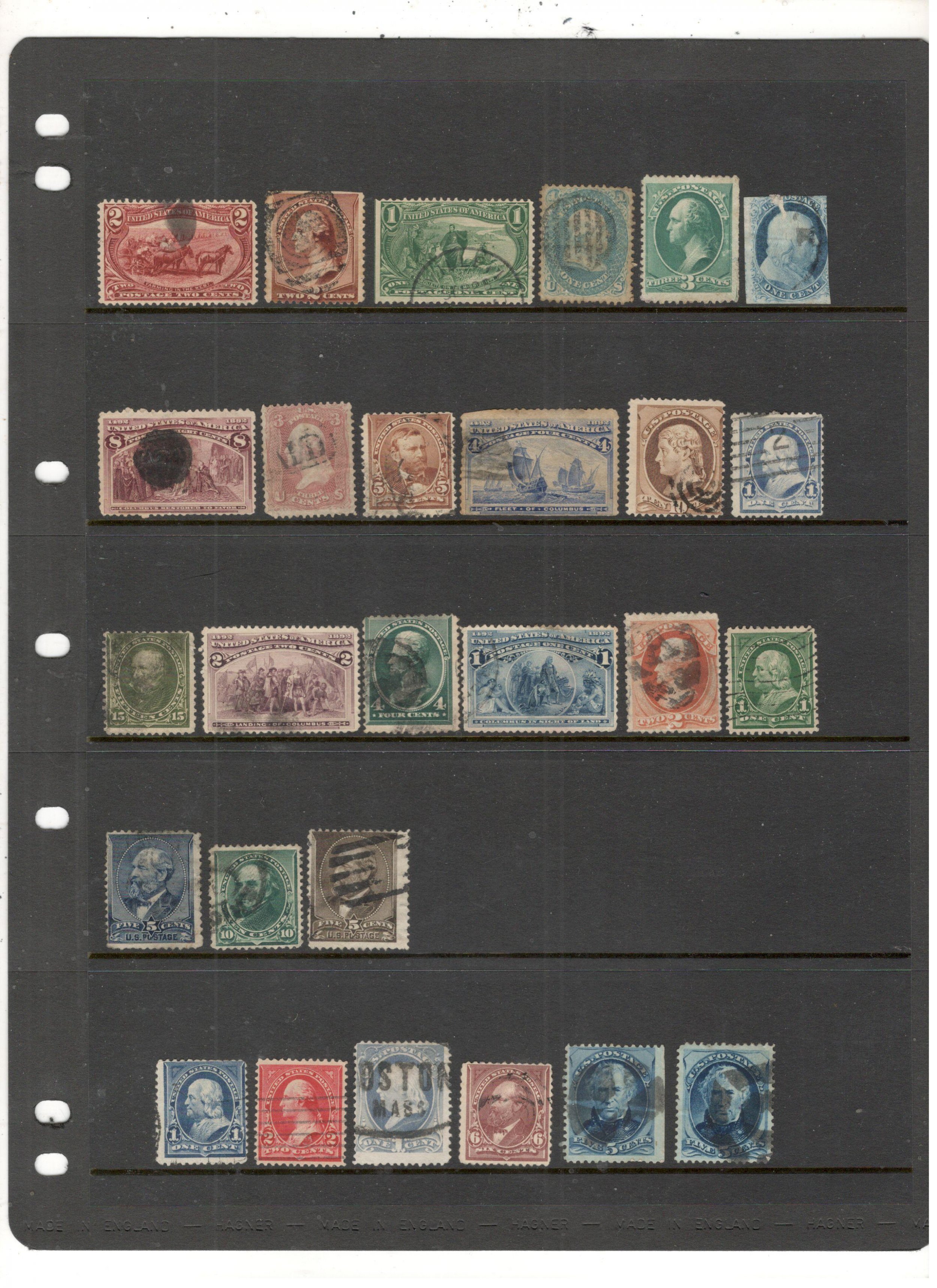 US 1800'S Collection on Stock Sheet Mint/Used | United States, General ...