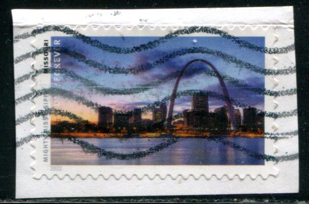 5698e US (58c) Mighty Mississippi SA, used on paper | United States ...