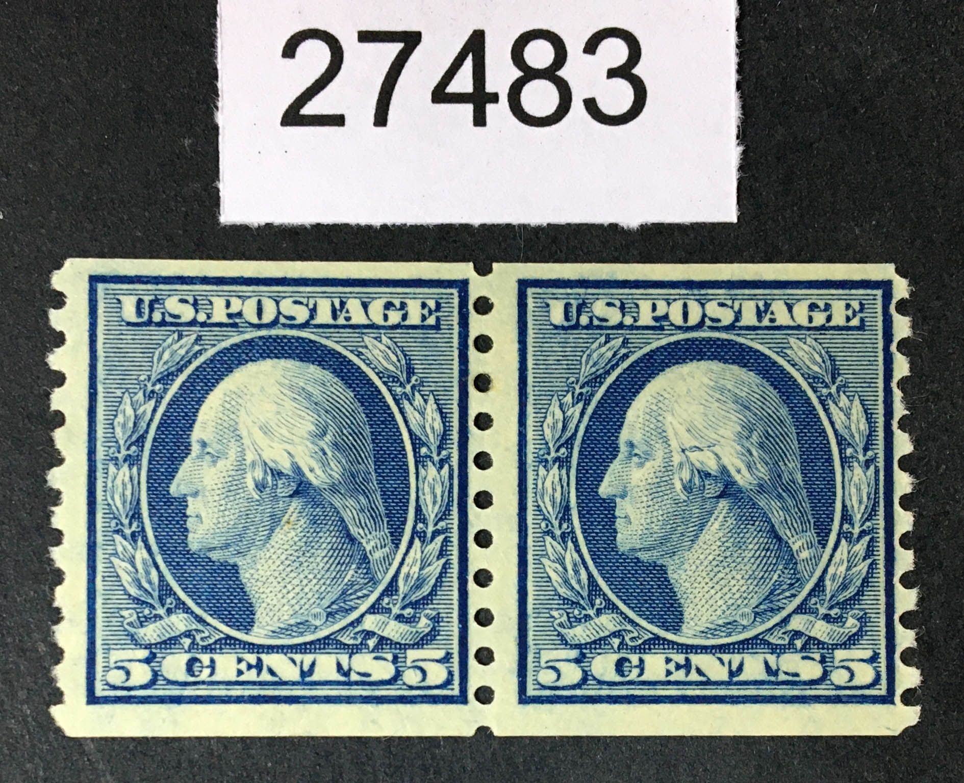 US Stamps # 496 Pair Mint OG H CAT. $ LOT #27483 | United States ...