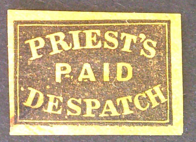 Scott#121L Local - L238 Design -Forgery A-Repaired Tear - Priest's Desp ...