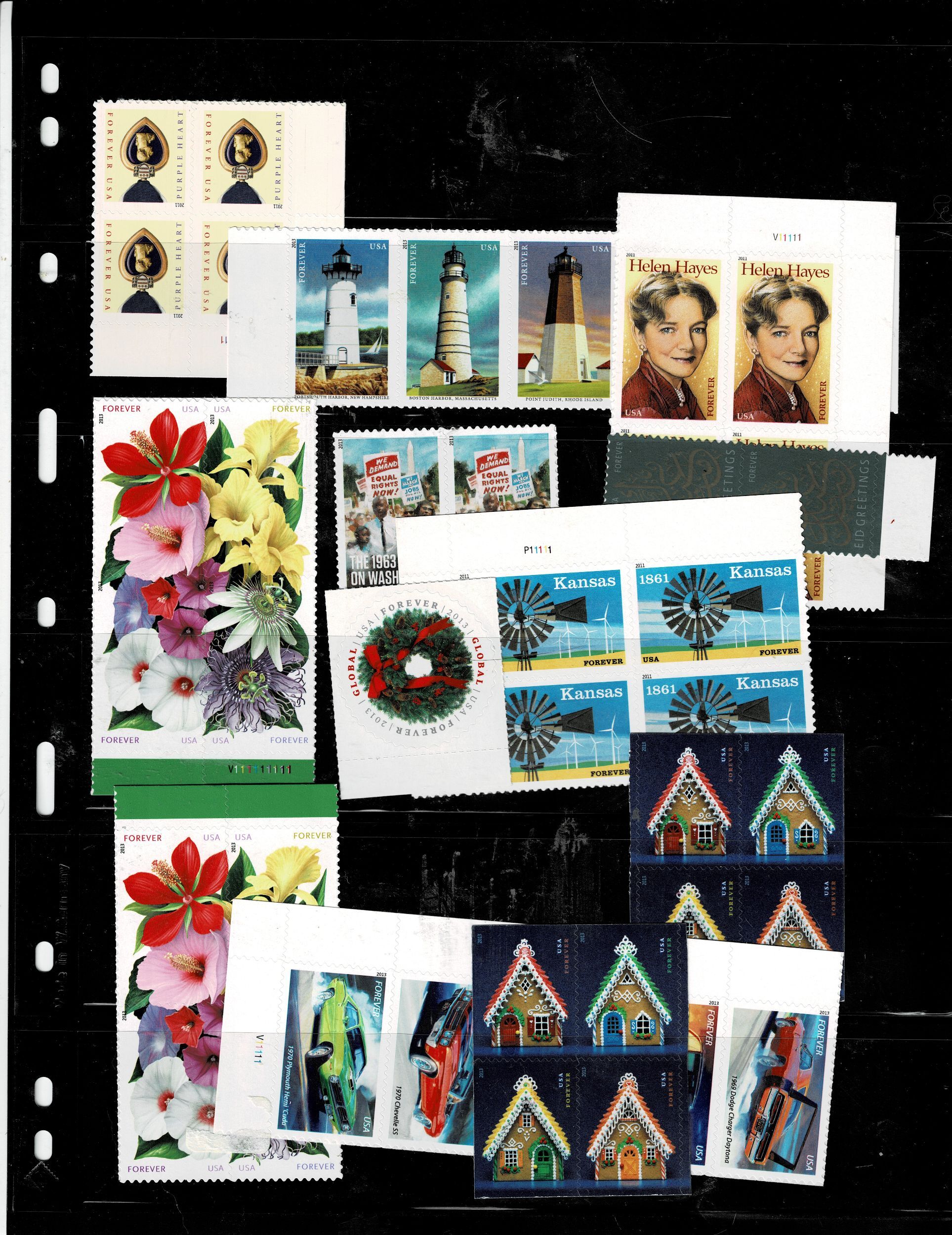 US Discount Postage 132x Forever Stamps VF MNH Face $87.12 | United ...