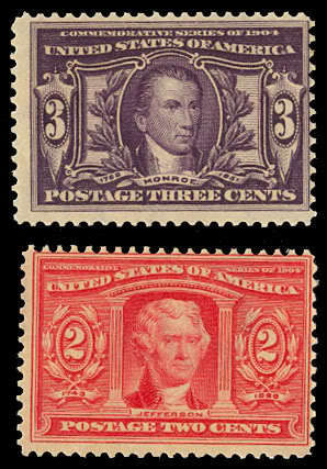 US Stamps #324-325 Mint OG NH | United States, General Issue Stamp ...