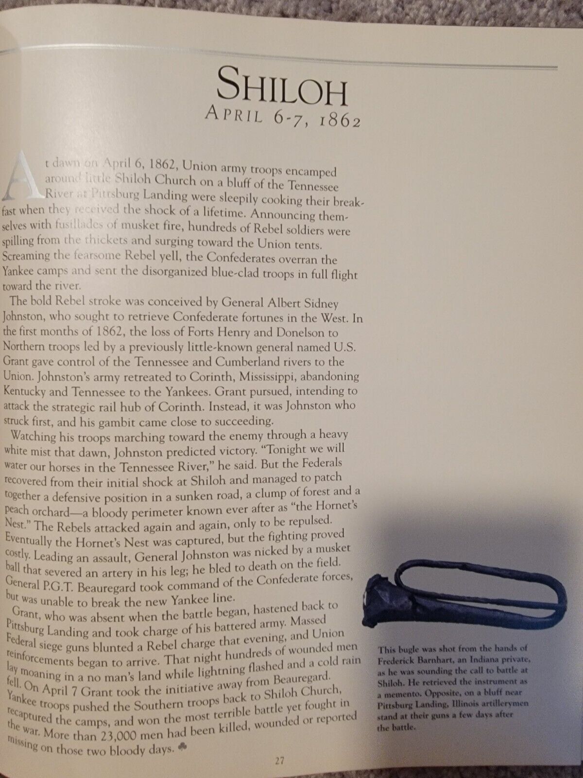 Scott #2975a 29¢ Civil War (Robert E Lee) Sheet in Commemorative Book ...