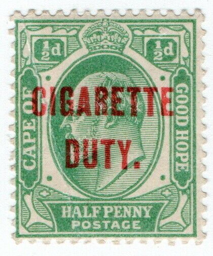 (I.B) Cape of Good Hope Revenue : Cigarette Duty ½d | Africa - South ...