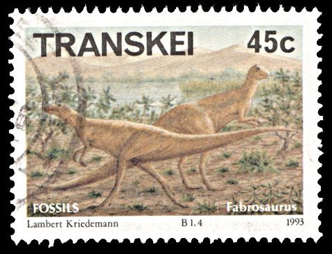 Transkei 287, used, Fabrosaurus Dinosaur | Africa - South Africa ...