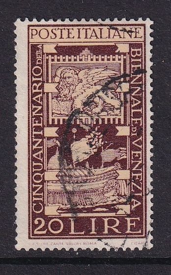 Italy #512 used 1949 standard of Doge of Venice 20 l | Europe - Italy ...
