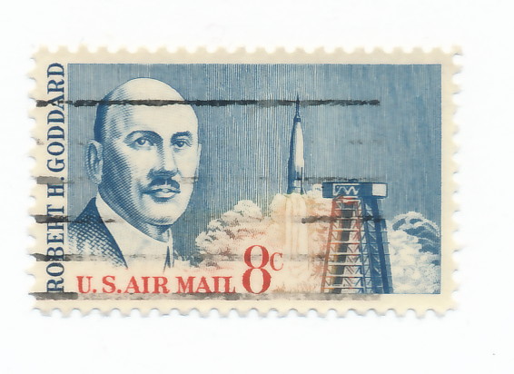 USA 1964 Scott C69 used - 8c, Dr Robert H Goddard | United States, Air ...
