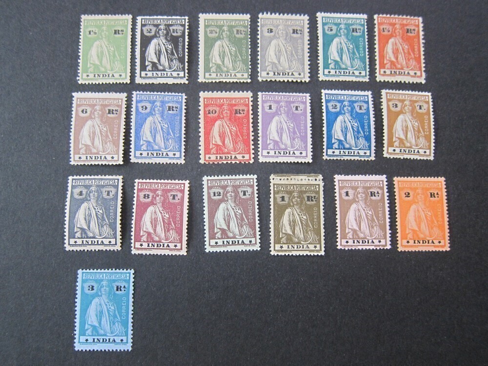 Portugal India 1914 Sc 358-375 MH | Europe - Portugal & Colonies ...