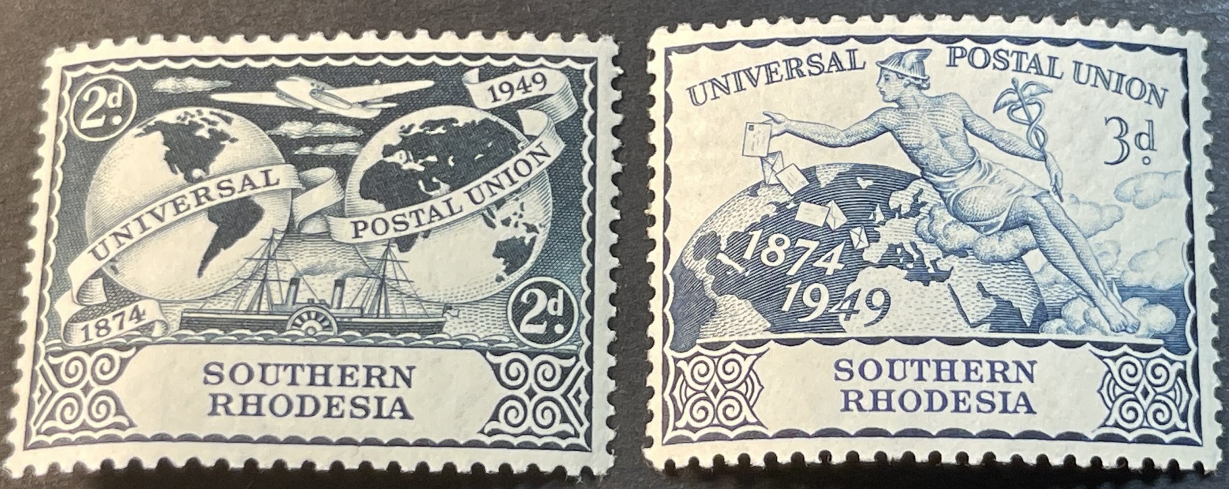 Southern Rhodesia # 71-72-Mint Never/Hinged---Complete Set---1949 ...