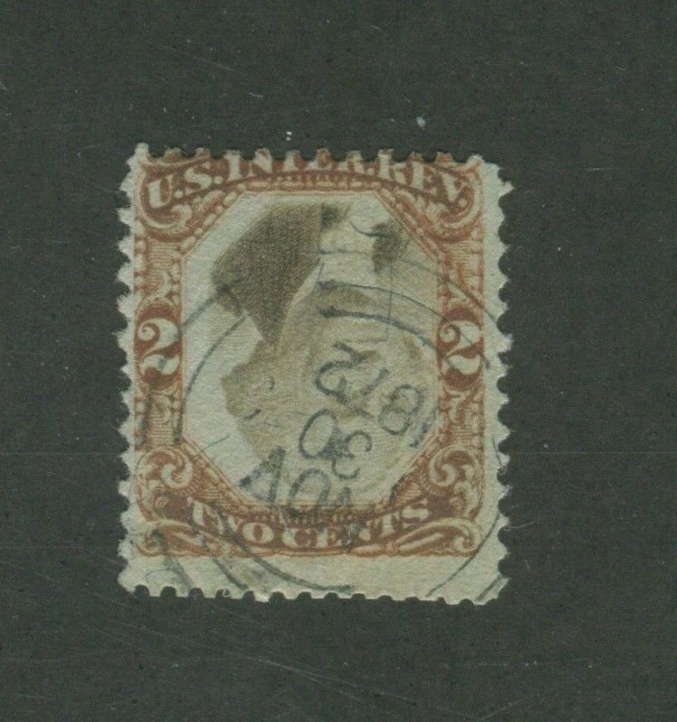United States Interior Revenue Stamp #R135b Used Inverted Portrait Date ...