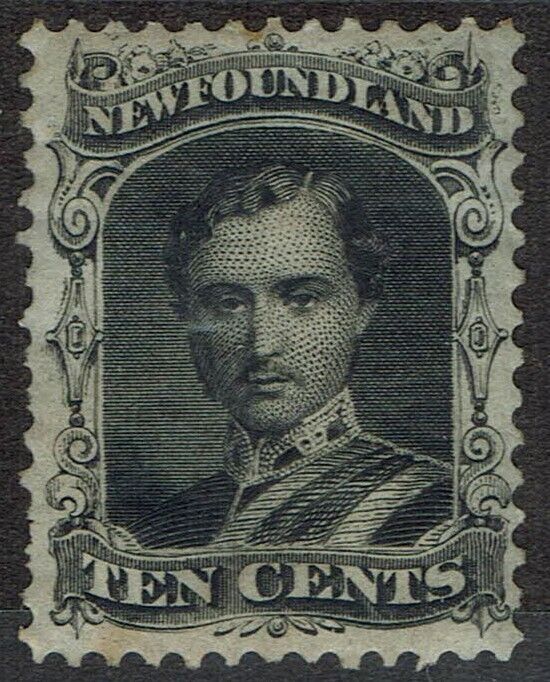 Newfoundland 1865 Prince Consort 10c | Canada, Stamp / HipStamp