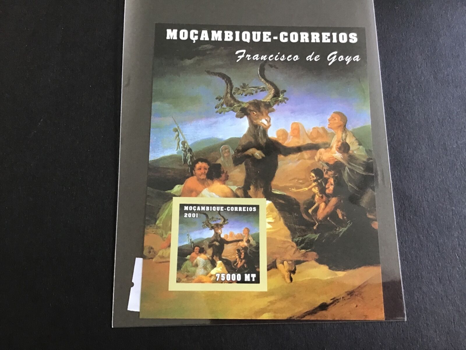 Mozambique 2001Francisco De Goya Mint Never Hinged Imperf Stamp Sheet ...