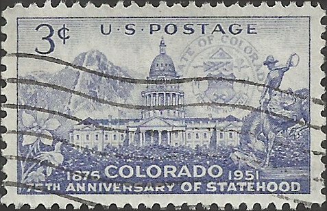 # 1001 Used Colorado Statehood | United States, General Issue Stamp ...