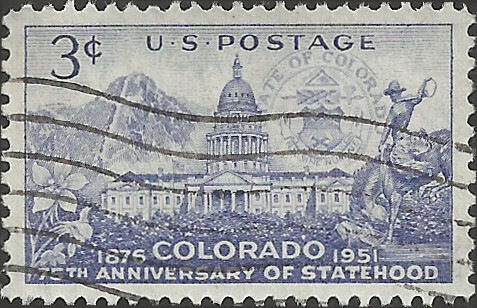 # 1001 Used Colorado Statehood | United States, General Issue Stamp ...