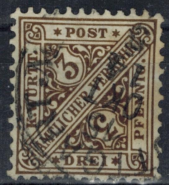 Wurttemberg - Scott O121 | Europe - Germany & Colonies - German States ...