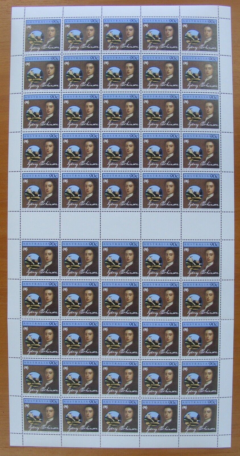 Australia 1986 90c Bicentennial (Parkinson) sheet of 50 MUH ...