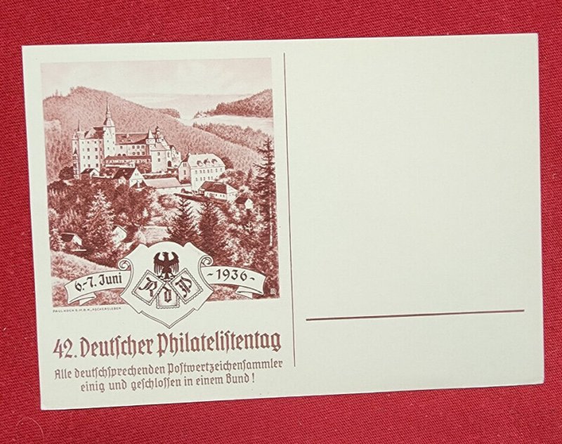 WWII WW2 Germany German Third Reich postcard Postage stamp collectors ...
