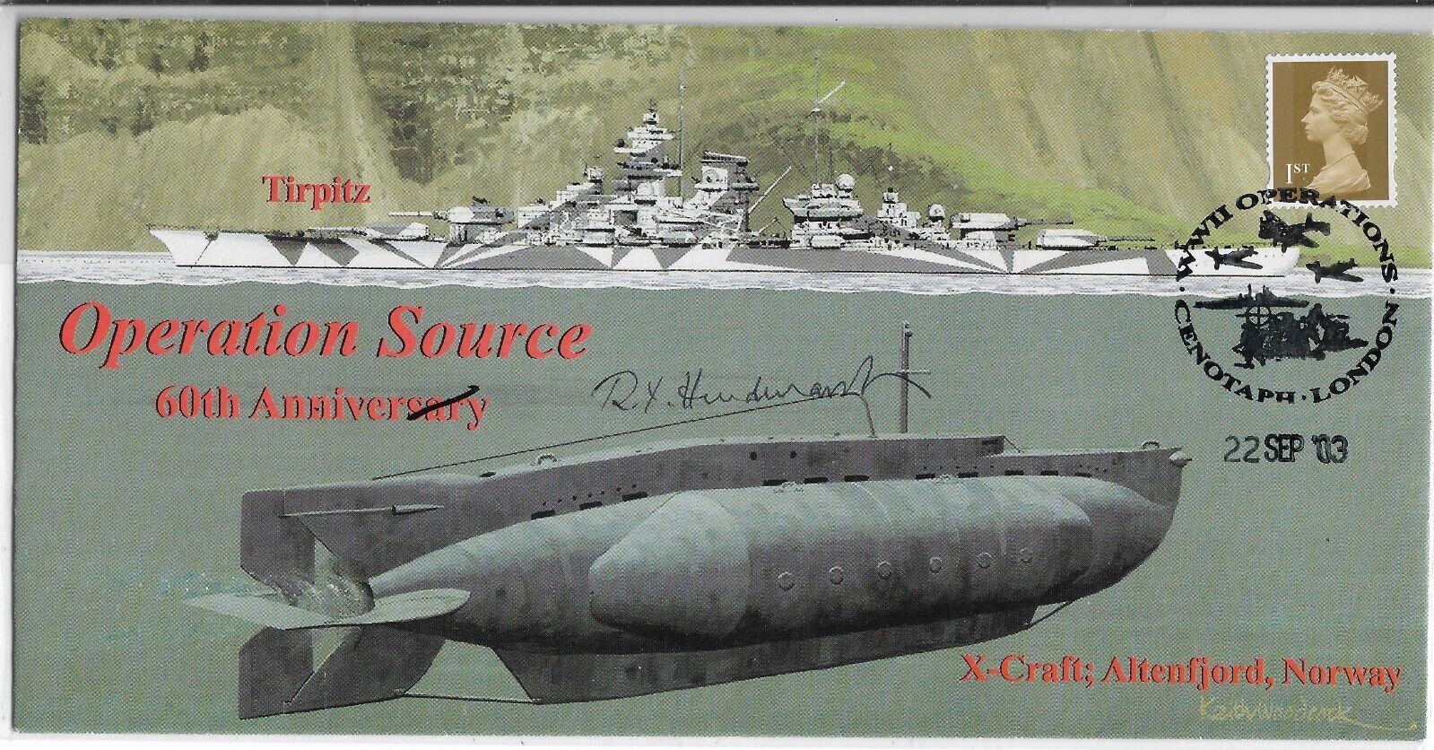 WW2: KHM Tirpitz 60th Anniv of Op Source; Attack on Tirpitz in 1943 ...