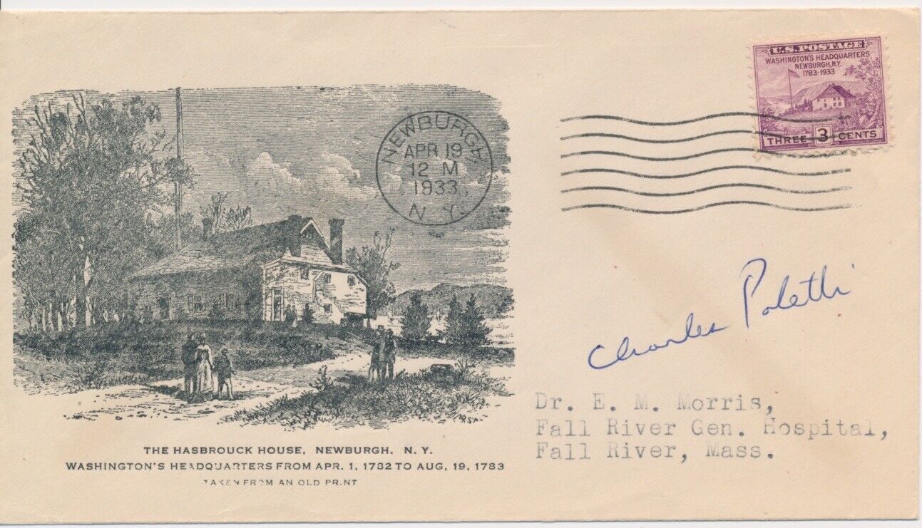 #727 Washingtons Headquarters Newburgh 1st Lester Lewis cachet Charles ...