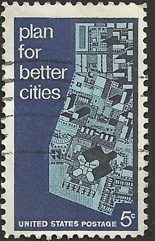 # 1333 Used Urban Planning | United States, General Issue Stamp / HipStamp