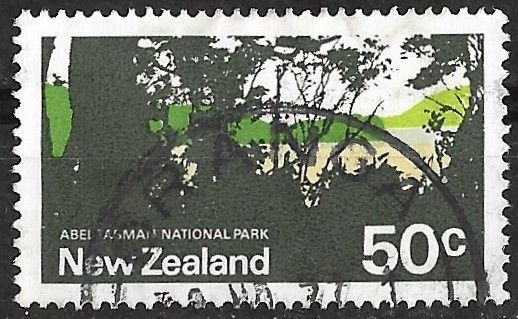 New Zealand # 456 Abel Tasman National Park - 50c (1) VF Used ...