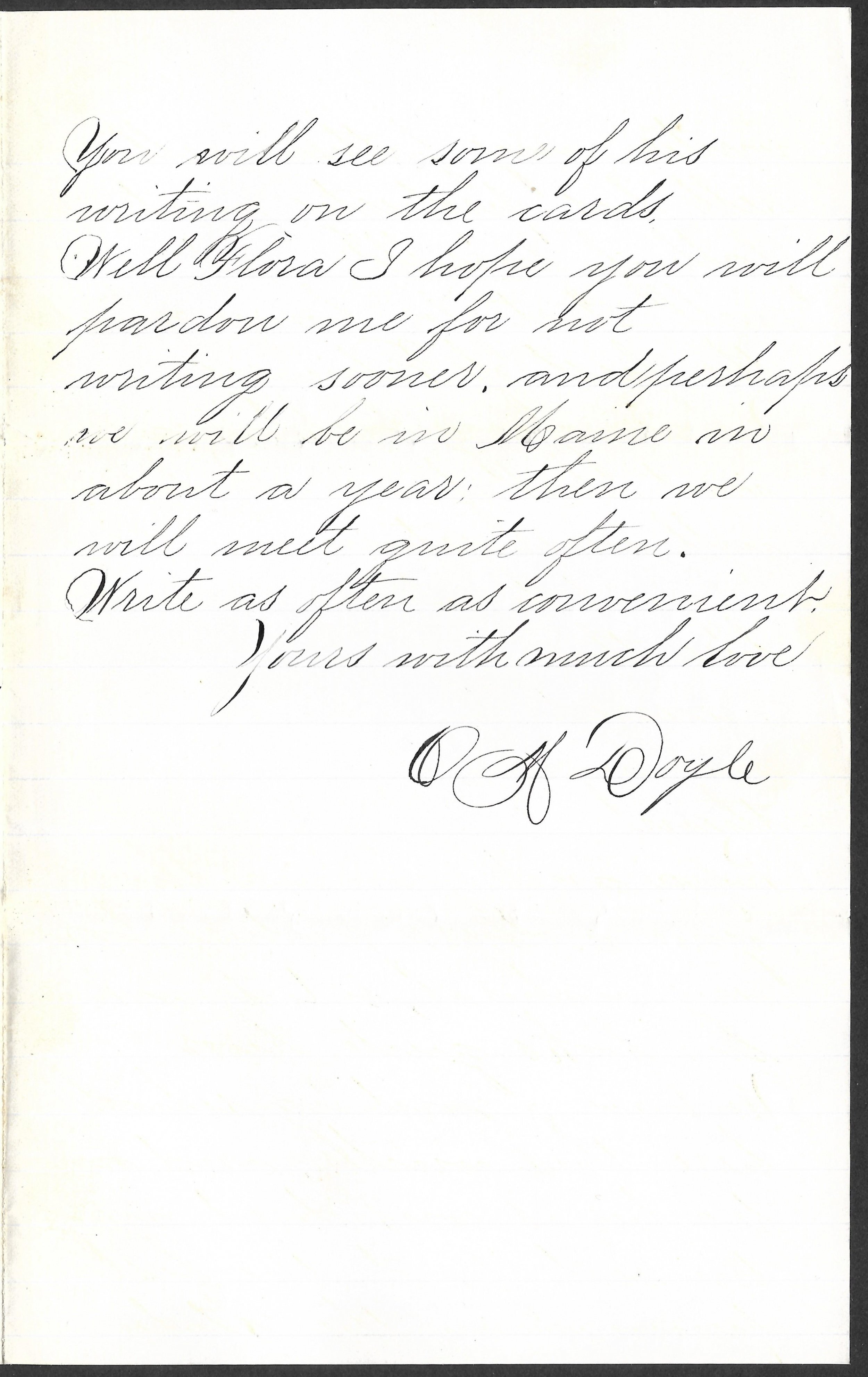 California to Maine 1883 Postal Cover w/Letter, Scott #U165 | United ...