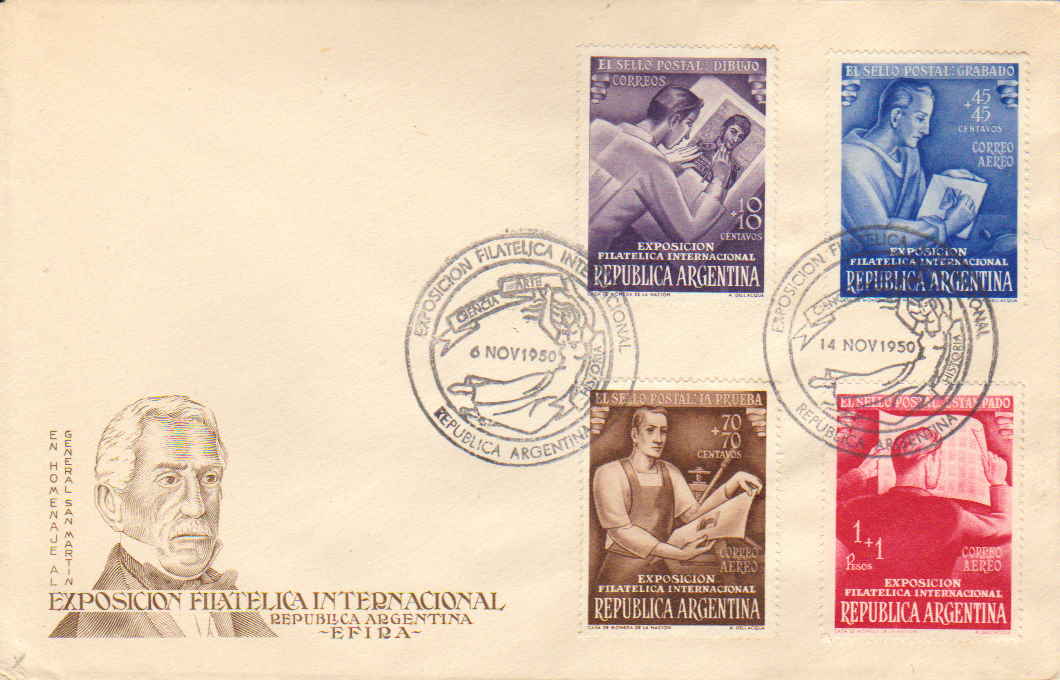 Argentina Scott B12, CB1-CB3 Unaddressed. | Central & South America ...