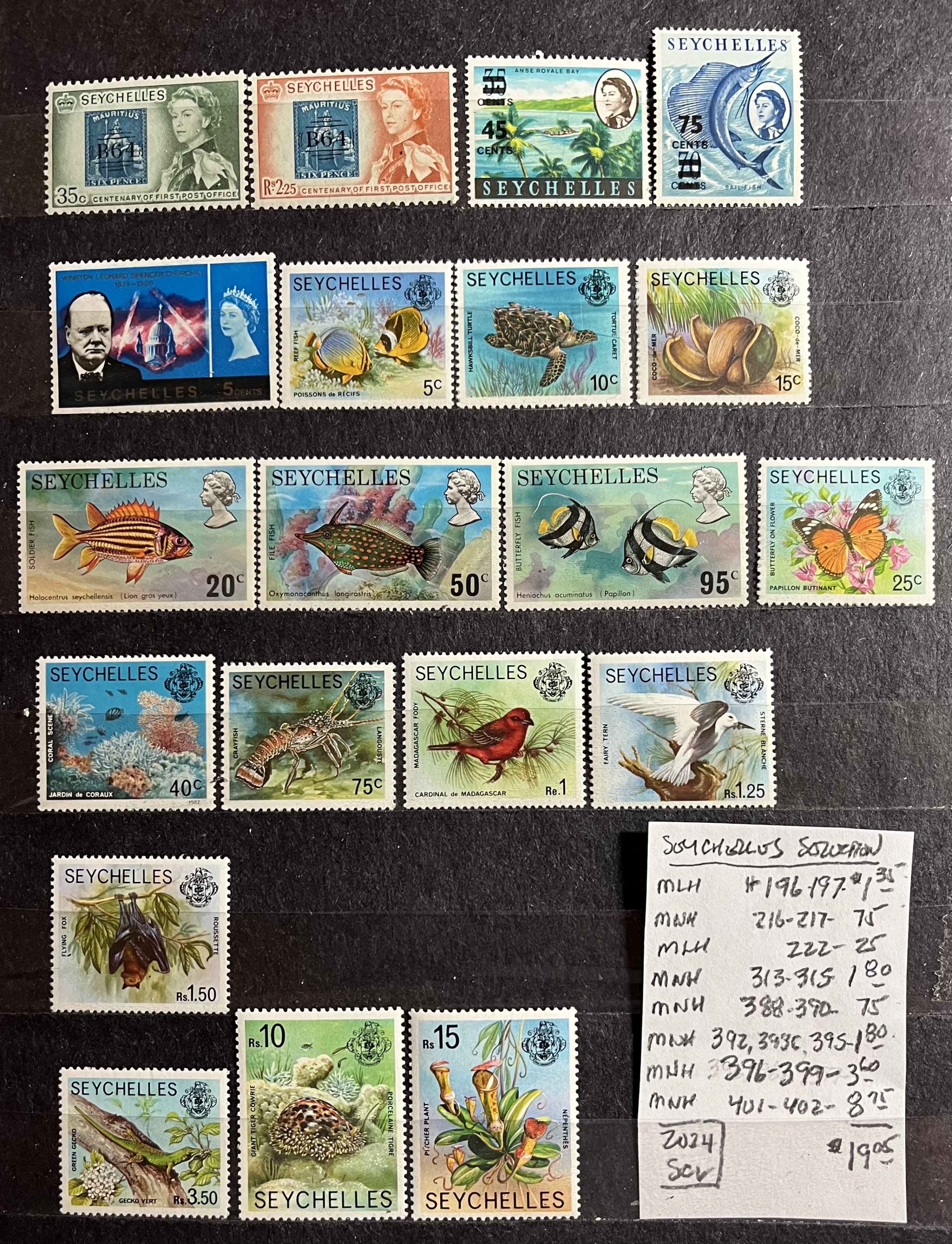 Seychelles MNH//MLH Selection #196//402- SCV=$19.05 | Africa ...
