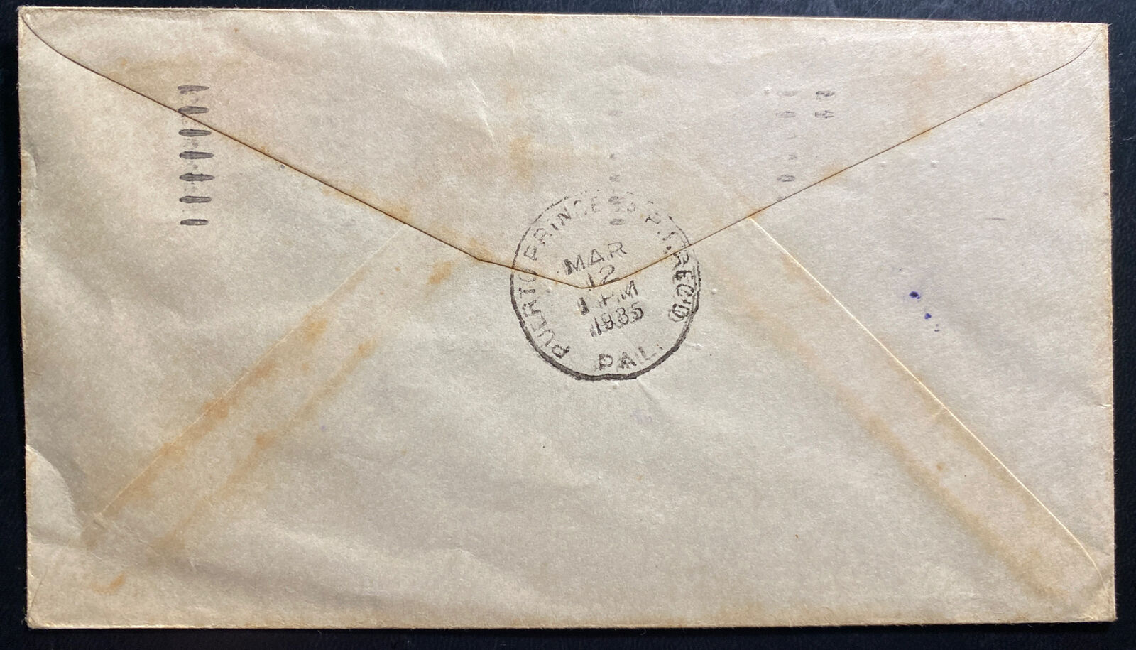 1935 Manila Philippines Naval Air Force Cover To Pto Princesa Via ...