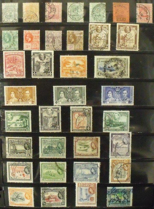 A1629 BRITISH GUIANA Collection Mint/Used | Central & South America ...