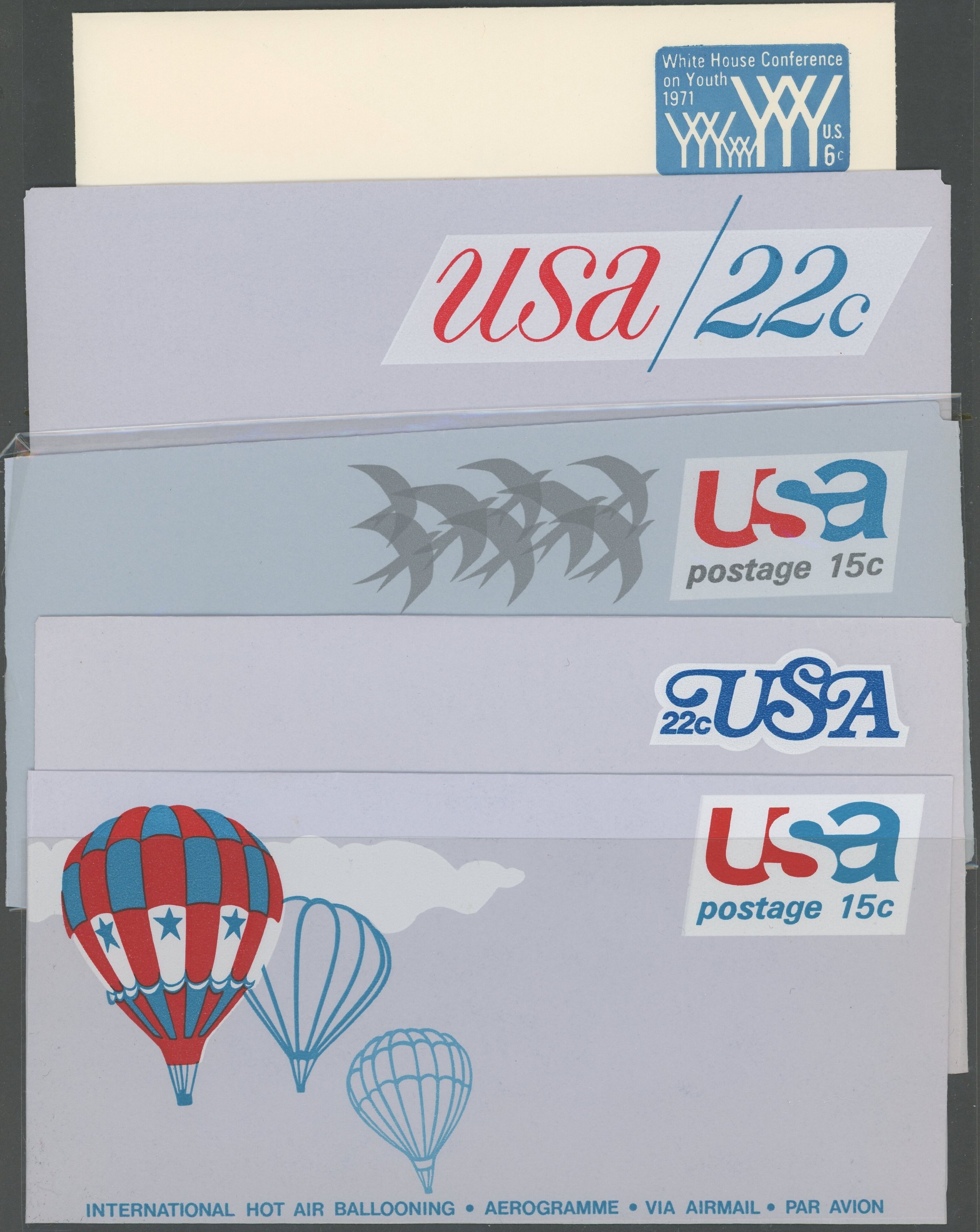 USA Cut Squares, Entires, Postal Cards, Aerogrammes Assortment - Cat ...