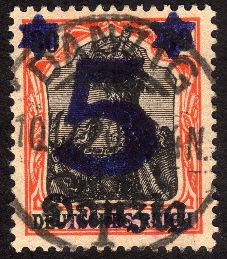 1920, Danzig, 5pfg, Used, Sc 19 | Europe - Germany & Colonies - German ...