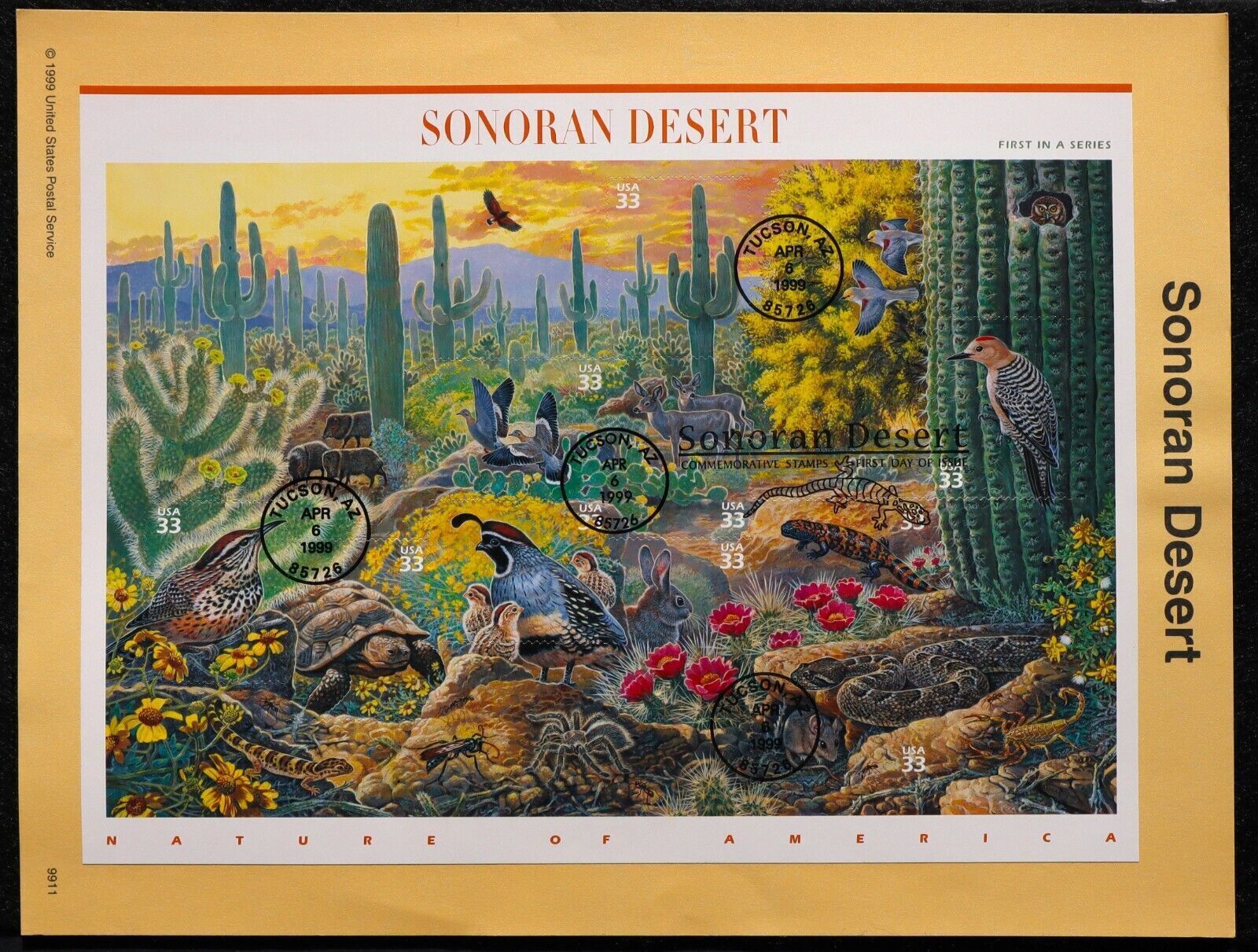 U.S. Used #3293 33c Sonoran Desert Souvenir Page | United States ...