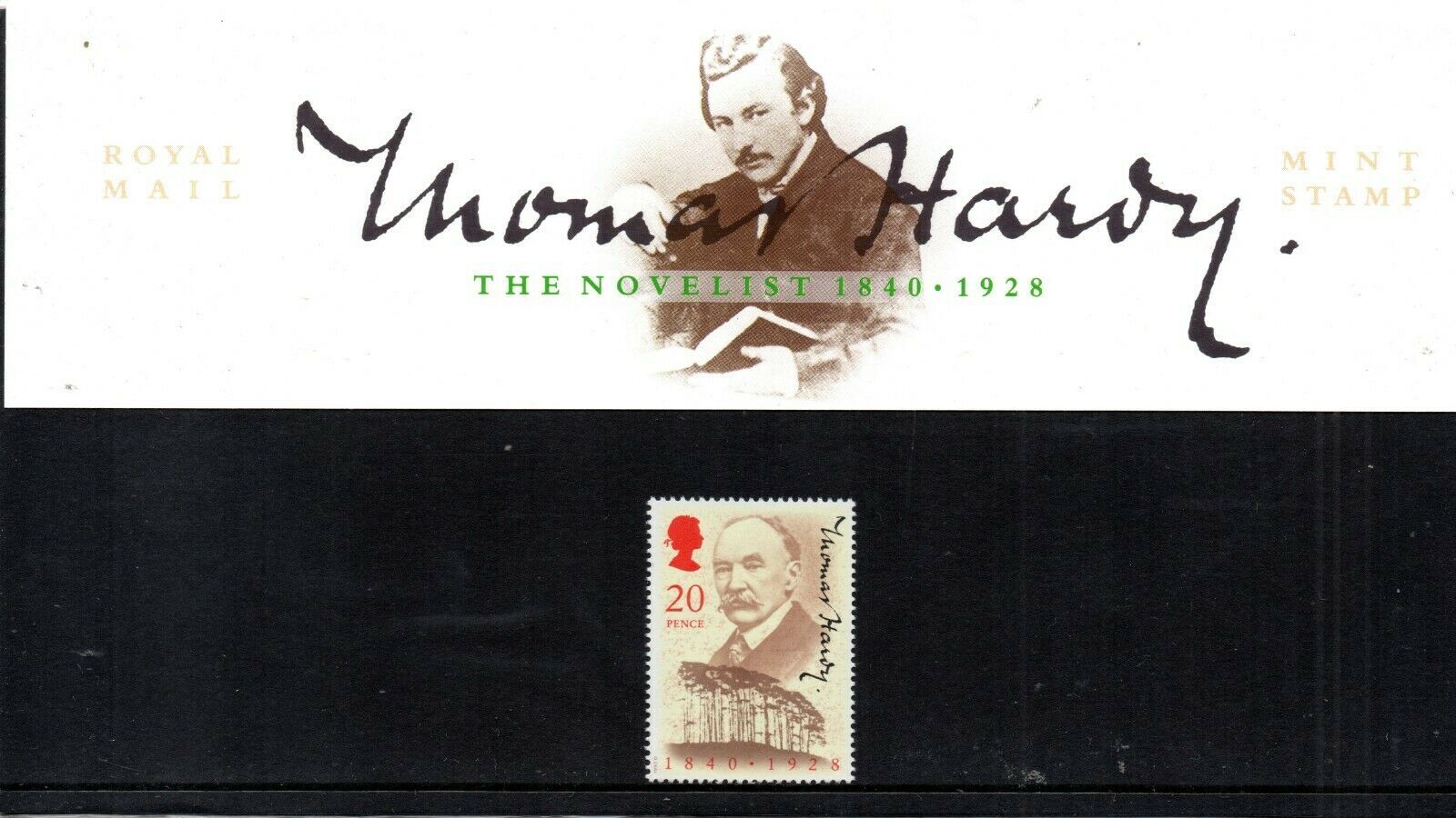 1990 Sg 1506 150th Birth Anniversary of Thomas Hardy Presentation Pack ...