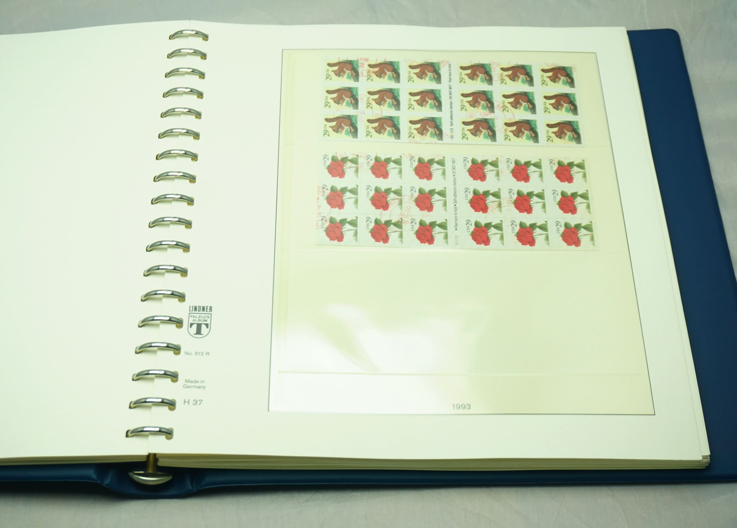 Lindner USA Postage Stamp Booklet Collection in 10 Hingeless Albums up ...