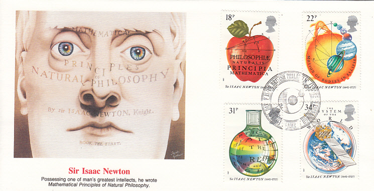 Great Britain 1987 FDC Sc #1172-#1175 Sir Isaac Newton | Great Britain ...