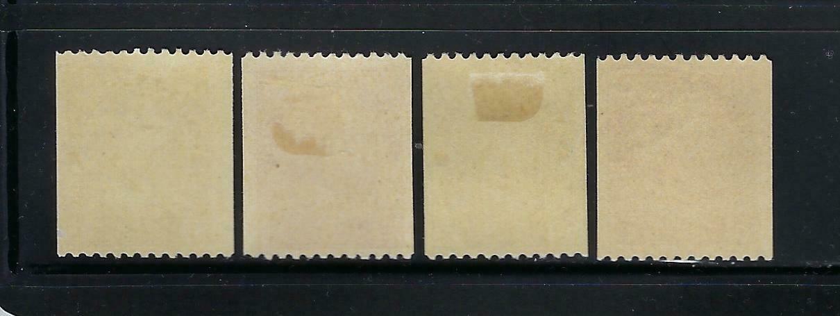 Canada Scott #131-134 1915-24 Admiral Coils- Perf 12 Horizontal- Mint ...