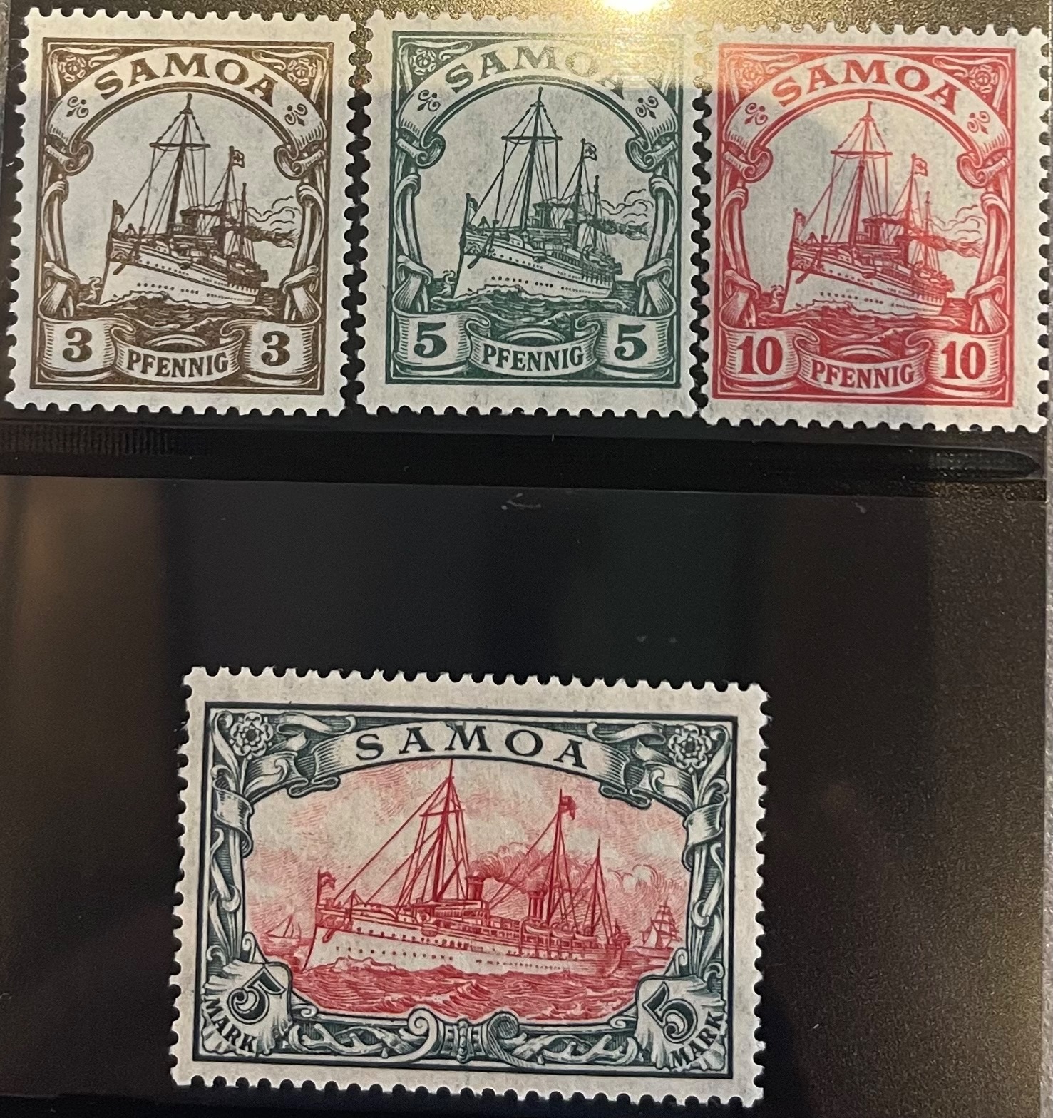 Samoa 1915 SC 70-73 NH Set | Europe - Germany & Colonies - German ...