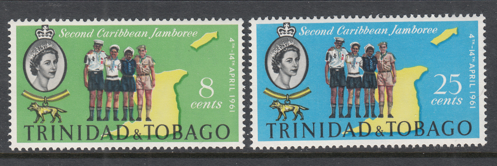 Trinidad and Tobago 103-104 MNH VF | Caribbean - Trinidad and Tobago ...