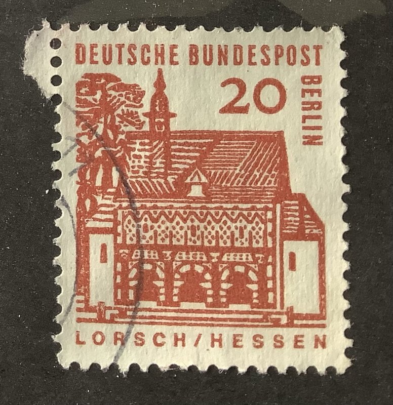Berlin, Germany 1964/65 Scott 9N217 used - 20pf, Portico, Lorsch ...