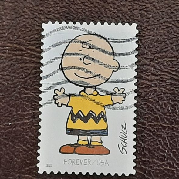 US Scott # 5726a; used (60c) Charlie Brown from 2022; VF centering; off ...