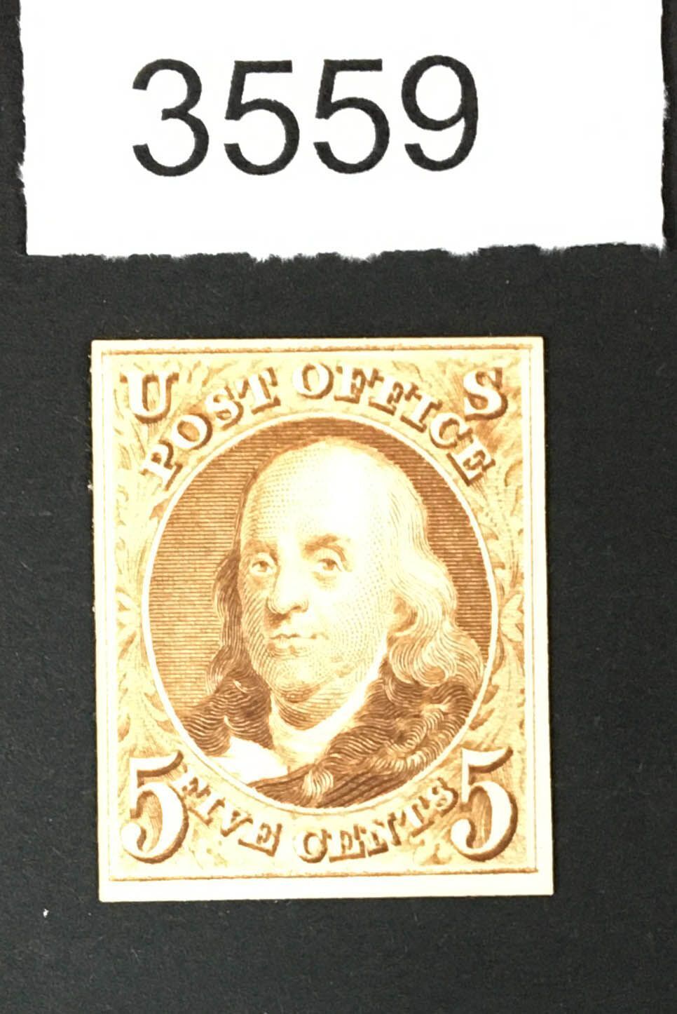 US Stamps # 3p4 Proof on Card Unused NO GUM LOT #3559 | United States ...