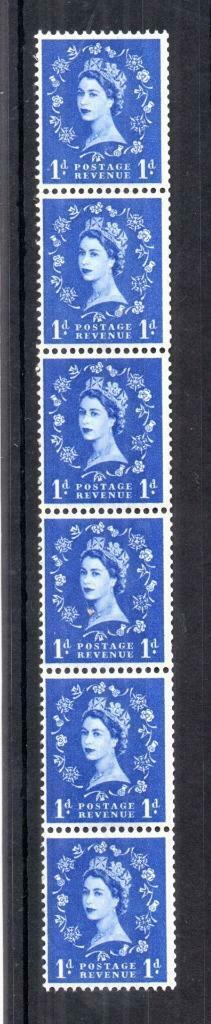 1d Multiple Crowns Graphite U/M Strip + Variety SG S18I (+ Misplaced ...