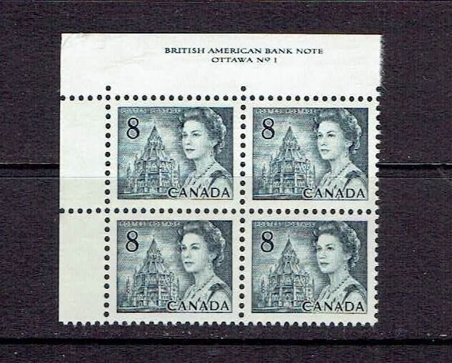 Canada - 1967 Eight Cent Centennial Upper Left Plate Block - Scott 544 ...